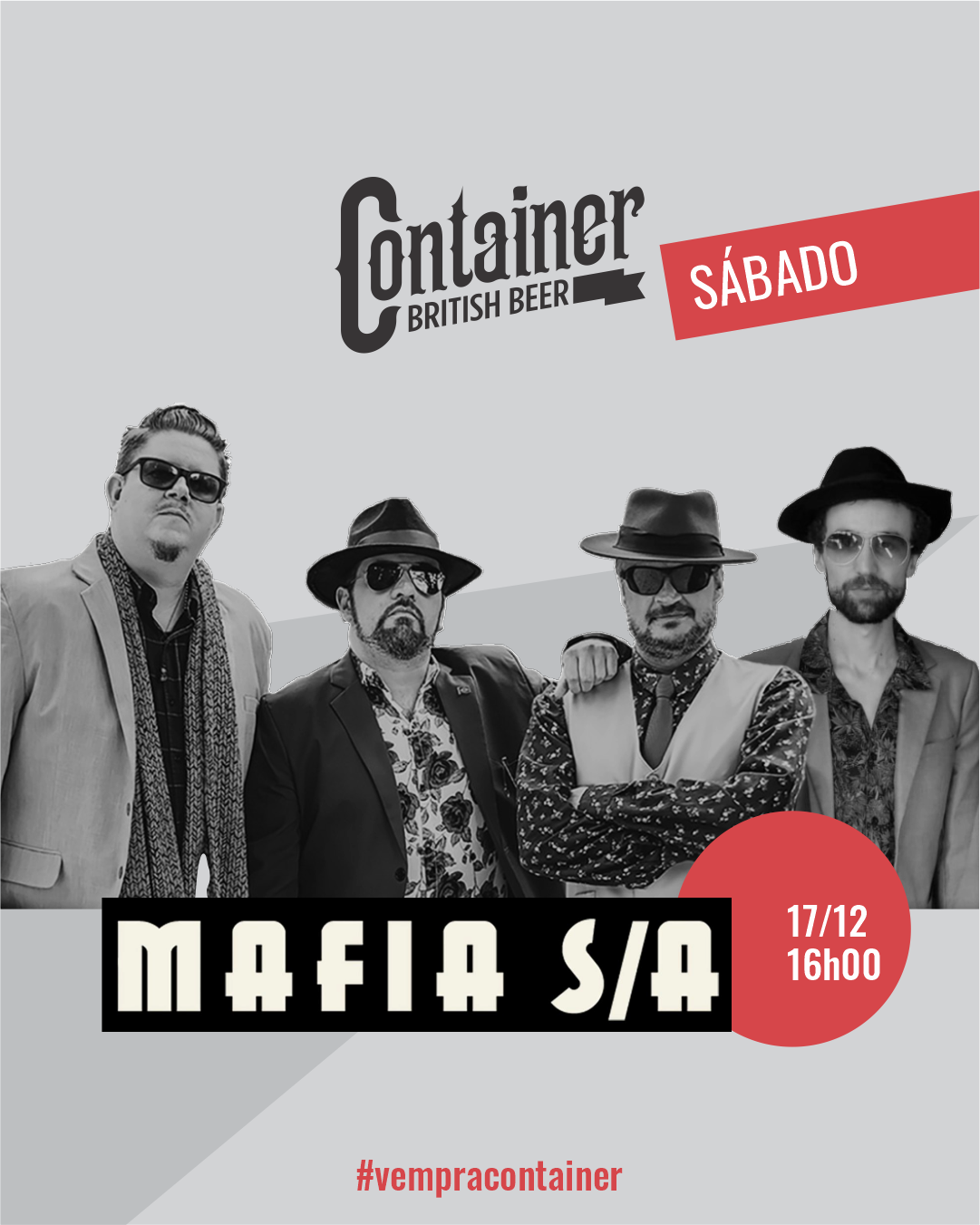 Banda Máfia S/A no Pátio da Container | Blumenau, aqui a vida acontece!