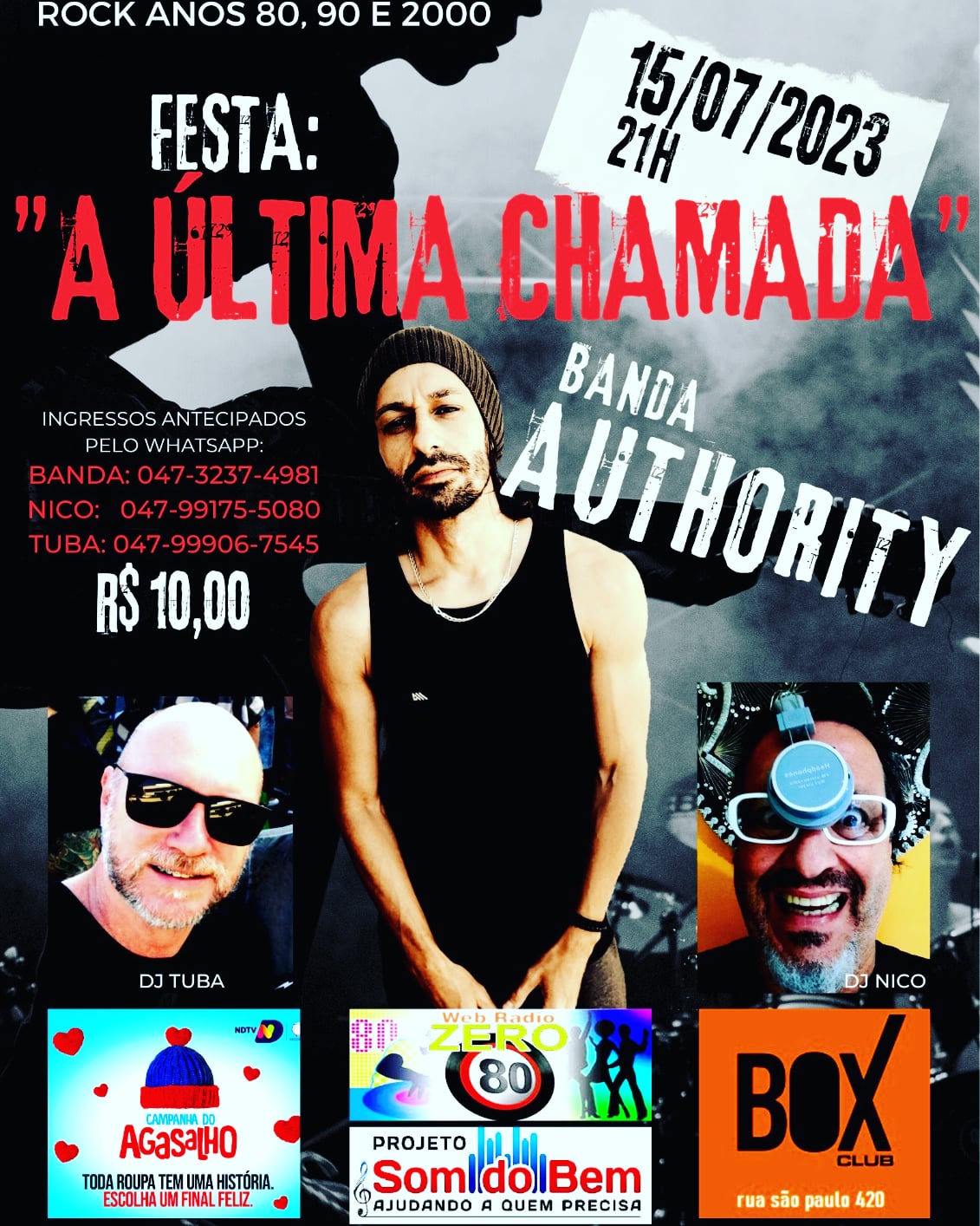 Festa - A Ultima Chamada | Blumenau, aqui a vida acontece!