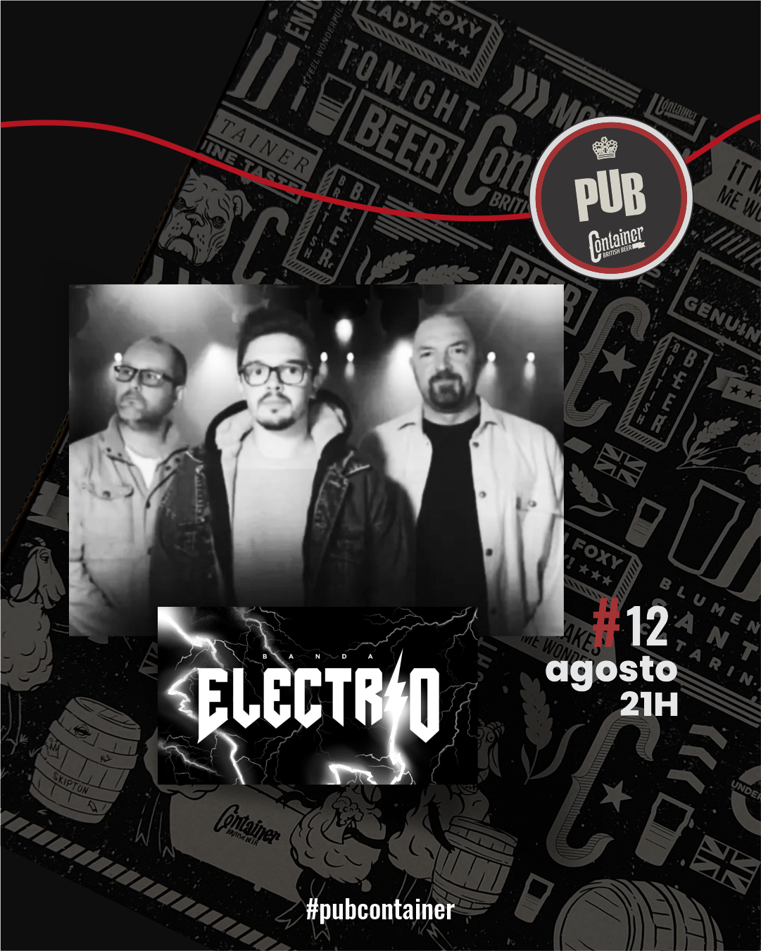 Banda Eléctrio no Pub Container | Blumenau, aqui a vida acontece!