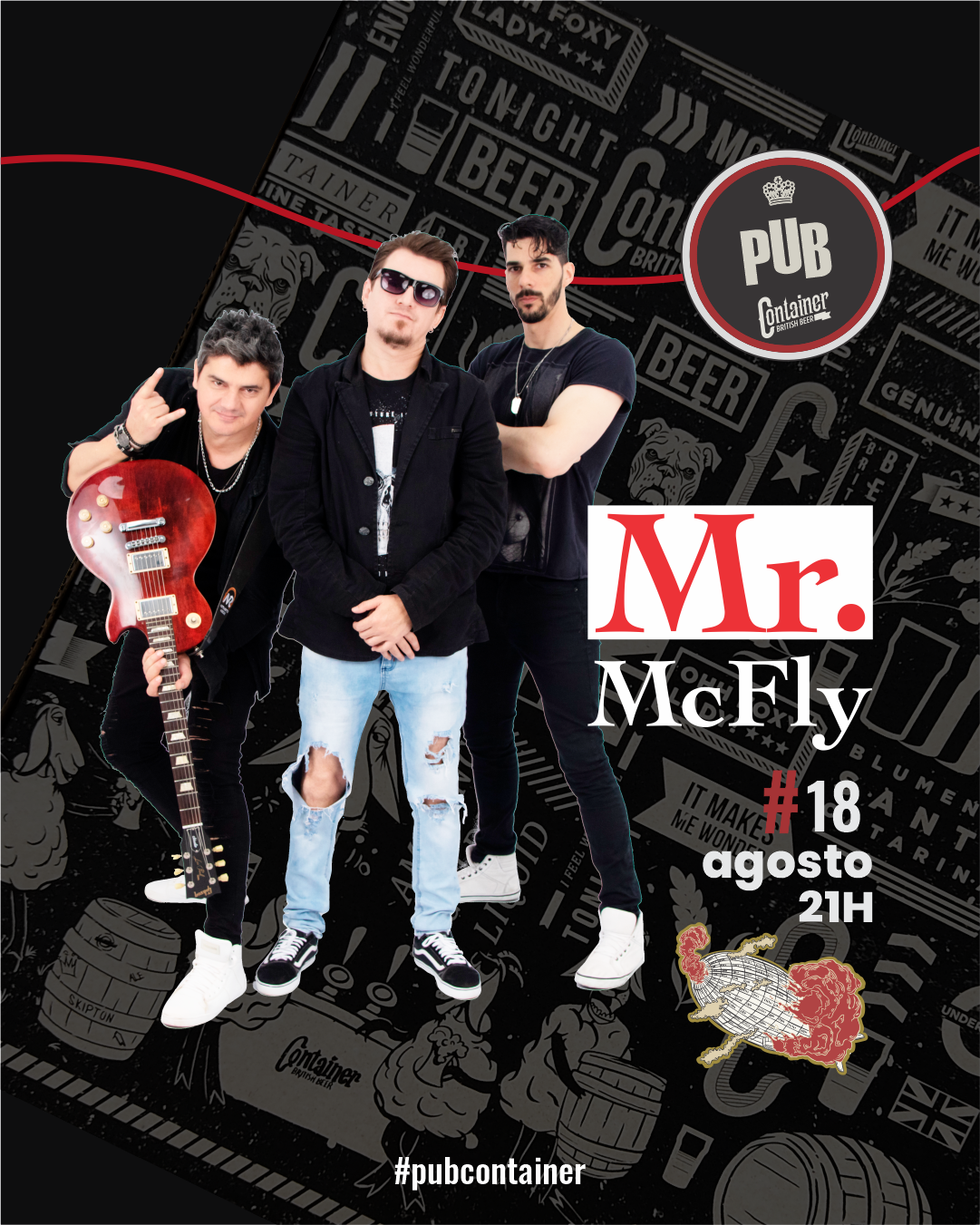 Mr.McFly® no Pub Container | Blumenau, aqui a vida acontece!