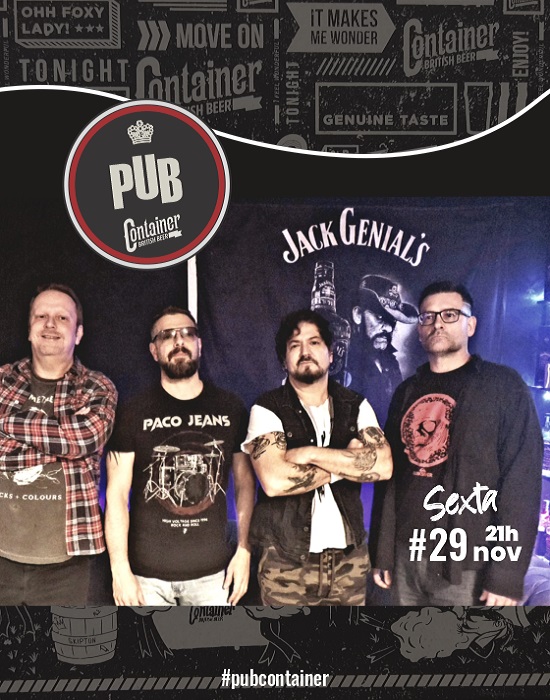 Banda Jack Genial's no Pub Container British Beer | Blumenau, aqui a ...